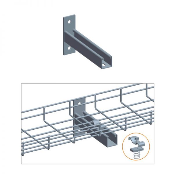 CABLE TRAY L WALL BRACKET - Quest Manufacturing