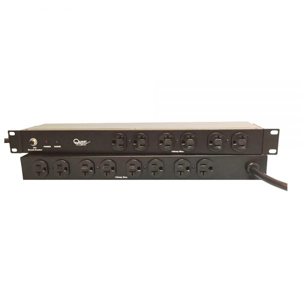 4FT, 18 OUTLETS, VERTICAL RACK MOUNT POWER STRIP, 125V/15A - Quest ...